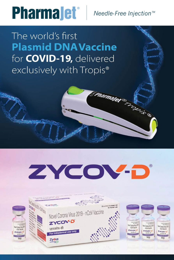Needle-free Delivery of COVID-19 Vaccines - Jet Injector - PharmaJet